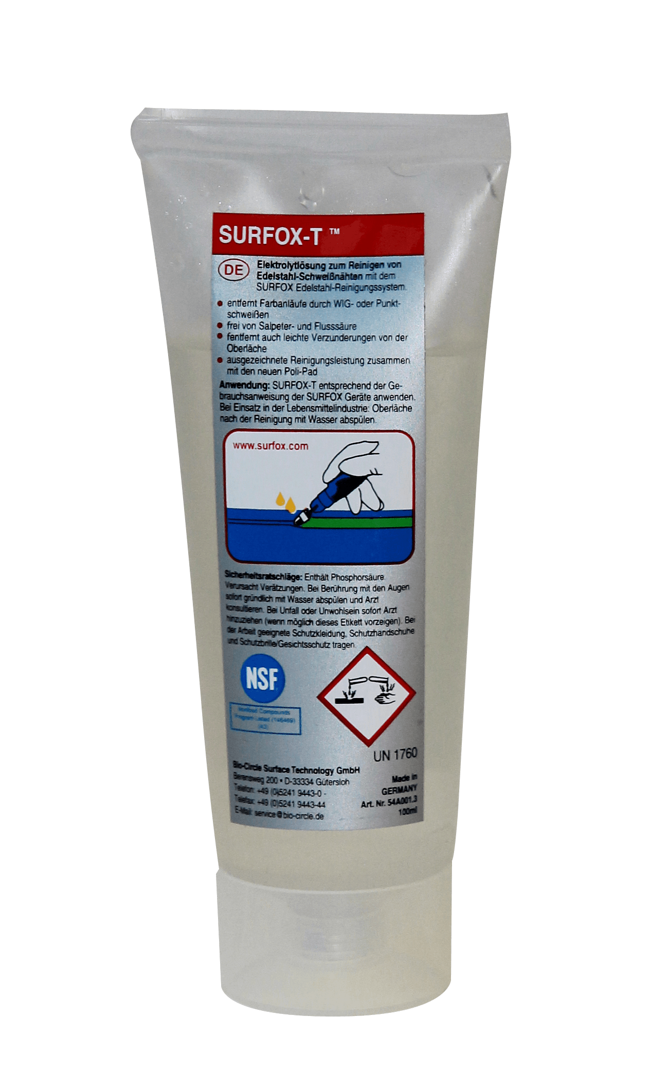 SURFOX-T | SURFOX-T | SURFOX | Kaynak | Ürünler | Bio-Circle.Türkiye